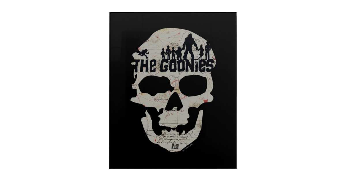 The Goonies Skull Silhouette Graphic Acrylic Print | Zazzle