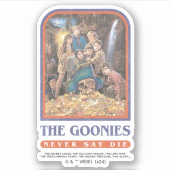 The Goonies Treasure Anniversary Poster Sticker | Zazzle