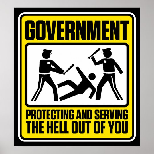 The Government Warning Poster | Zazzle.com
