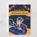 The Graduate DJ Graduation Party Invitation | Zazzle