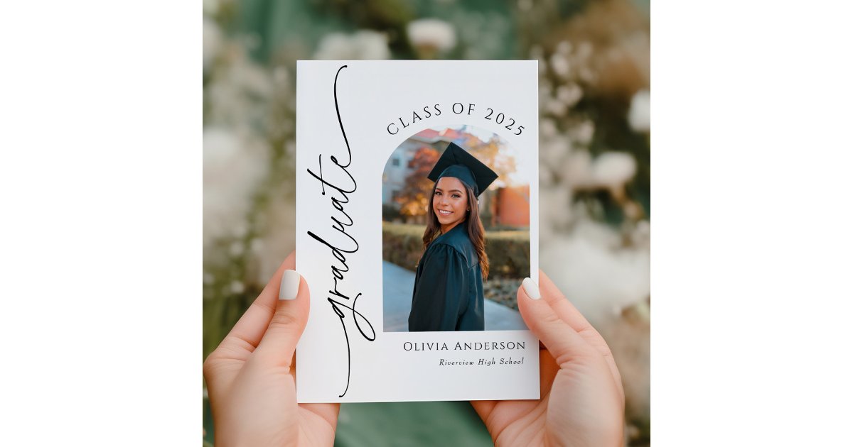 The Graduate Graduation Announcement with Photo | Zazzle