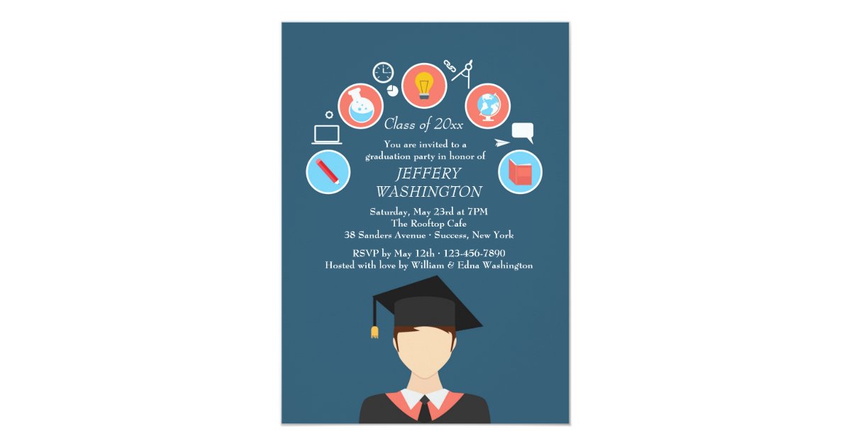 The Graduate Graduation Invitation | Zazzle.com