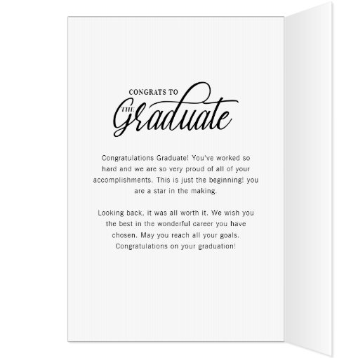 The Graduate Script Photo Magazine Fun Graduation Card | Zazzle