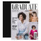 The Graduate Trendy Magazine Cover 3 Photo Grad Invitation | Zazzle