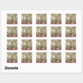 The Grand Staircase, Windsor Castle, from 'A Histo Square Sticker | Zazzle