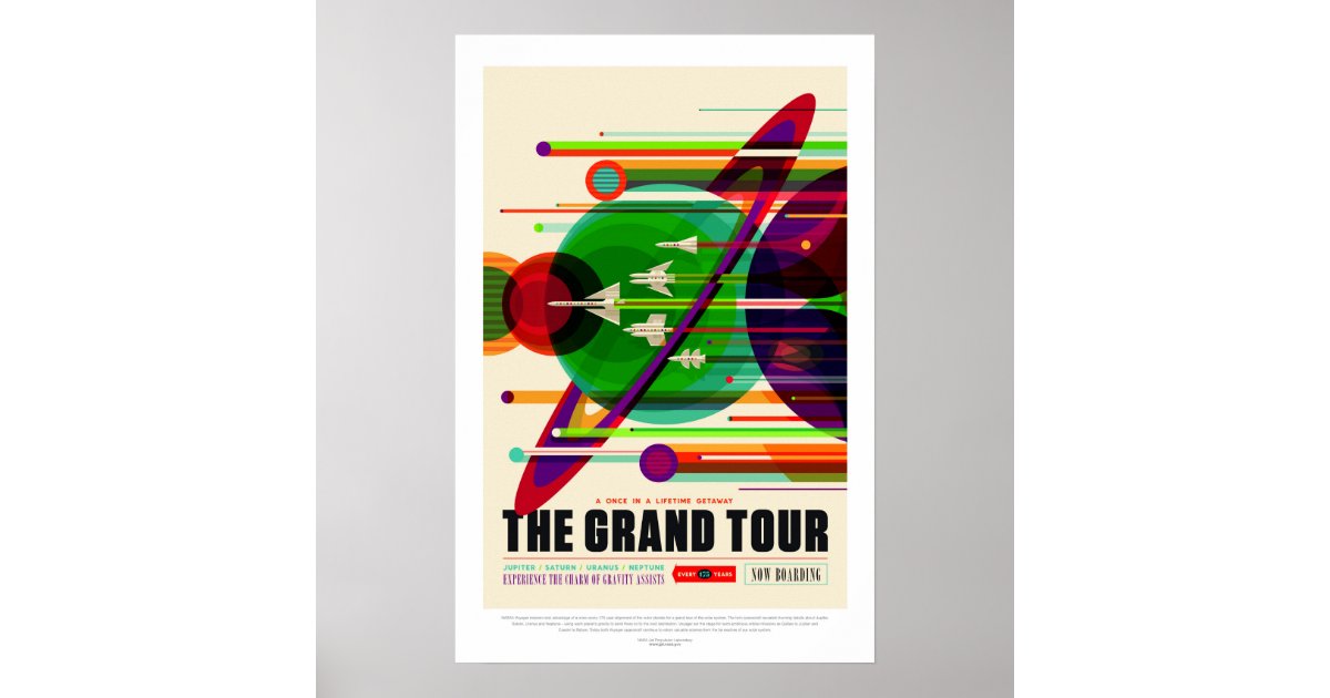The Grand Tour, Travel Poster | Zazzle