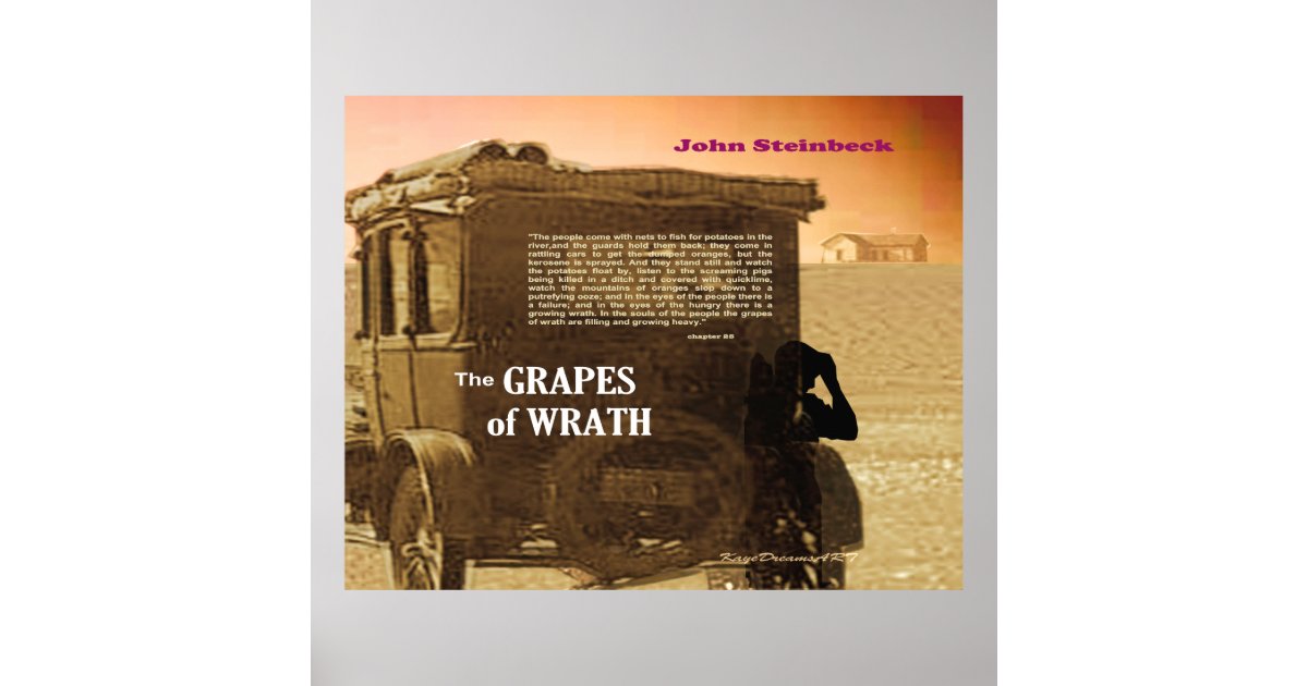 The Grapes of Wrath Poster | Zazzle