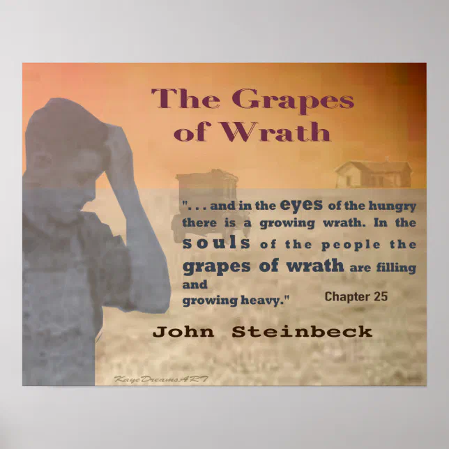 The Grapes of Wrath Poster | Zazzle