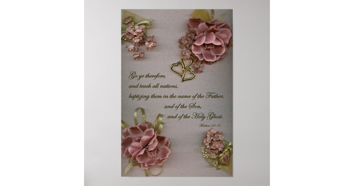 The Great Commission Poster | Zazzle
