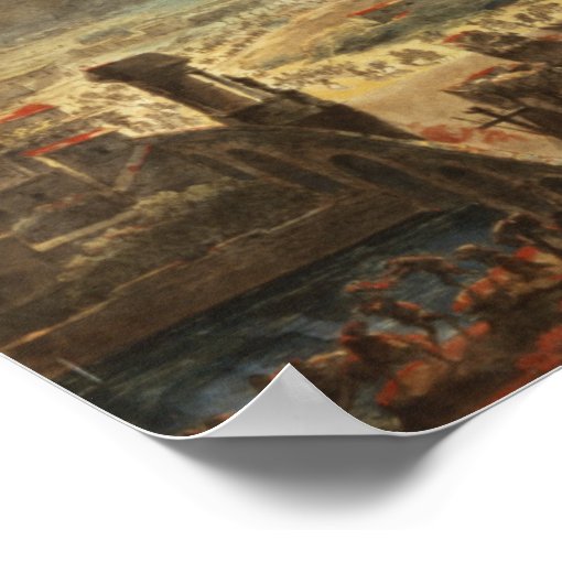 The Great Eruption of Mt. Vesuvius Poster | Zazzle