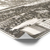 The Great Fire of London 1666 Antique Engraving Poster | Zazzle