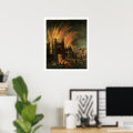 The Great Fire of London (September 1666) with Lud Poster | Zazzle