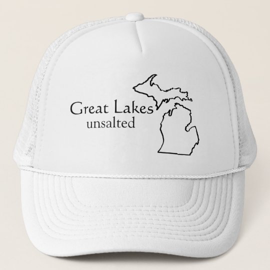 The Great Lakes - unsalted Trucker Hat | Zazzle.com