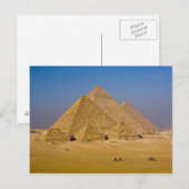 The Great Pyramids of Giza, Egypt Postcard | Zazzle