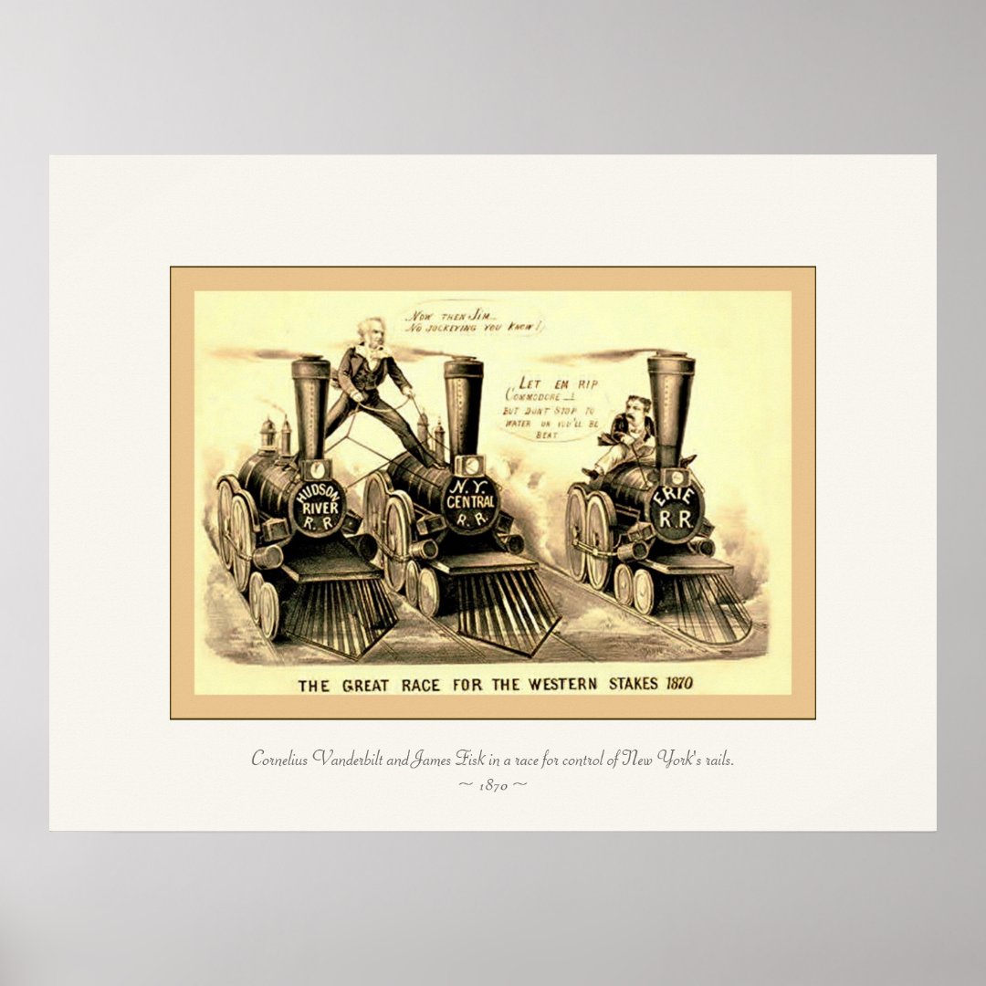 The Great Race for the Western Stakes ~ 1870 Poster | Zazzle