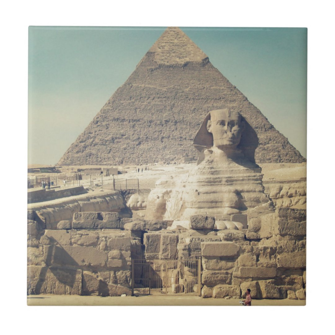 The Great Sphinx of Giza Ceramic Tile | Zazzle