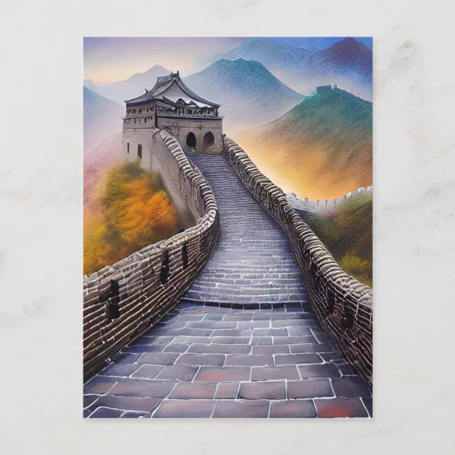The Great Wall of China is one of the most iconic Postcard | Zazzle
