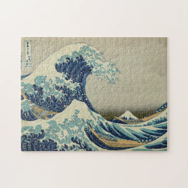 The Great Wave off Kanagawa Jigsaw Puzzle | Zazzle