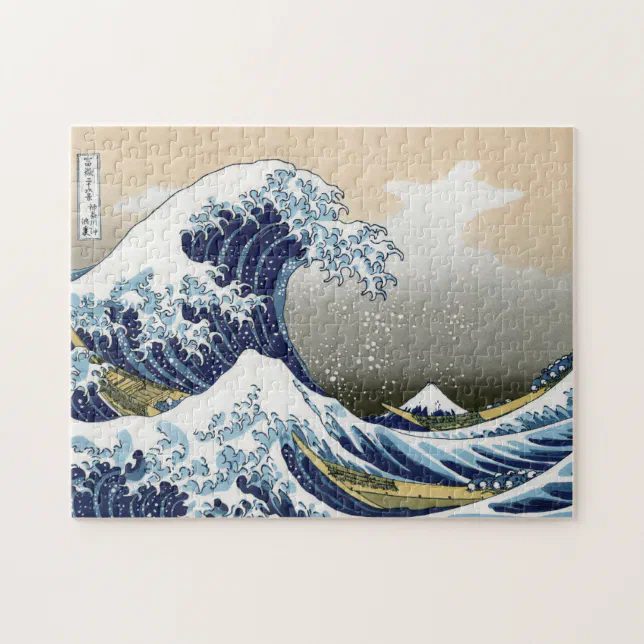 The Great Wave Off Kanagawa Jigsaw Puzzle | Zazzle