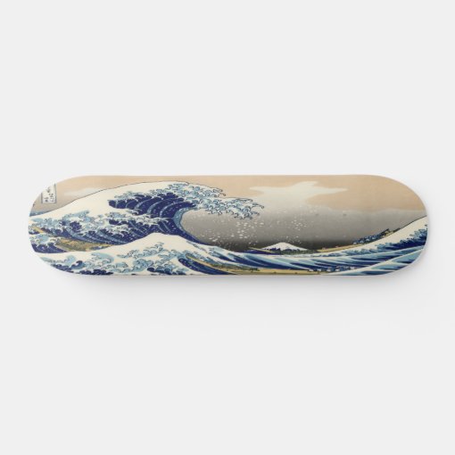 The Great Wave Skateboard Deck | Zazzle