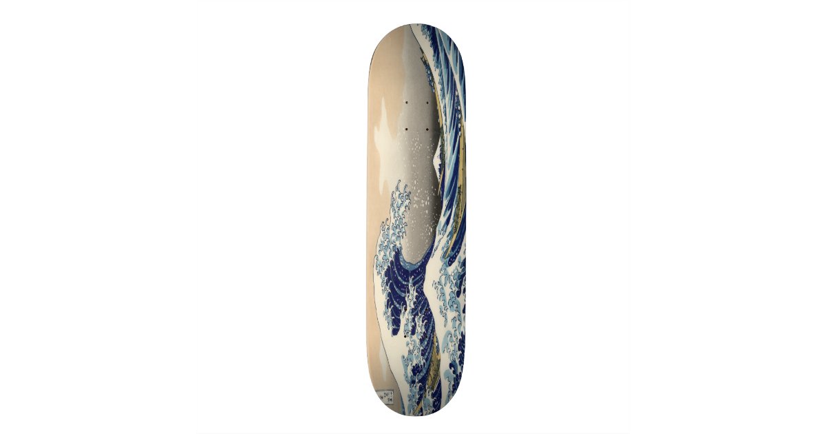 The Great Wave Skateboard Deck | Zazzle