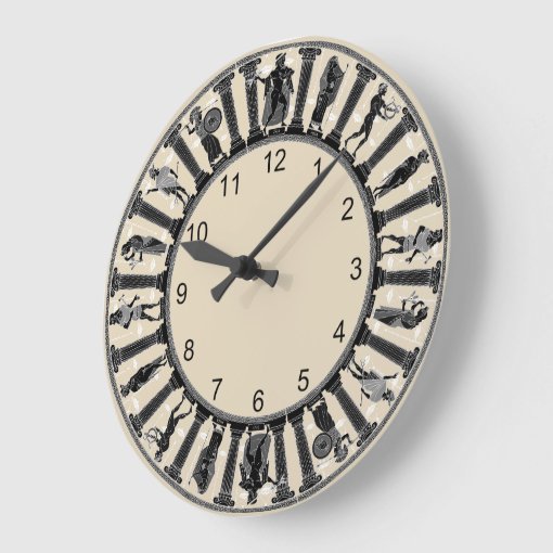 The Greek Deities Wall Clock | Zazzle