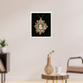 The Gresley Jewel, with miniature portraits of Sir Poster | Zazzle