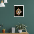 The Gresley Jewel, with miniature portraits of Sir Poster | Zazzle