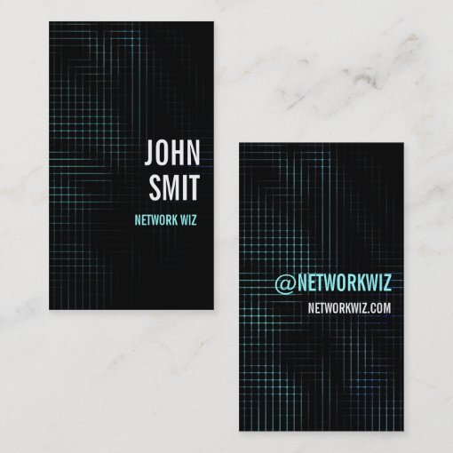 The Grid Business Card | Zazzle