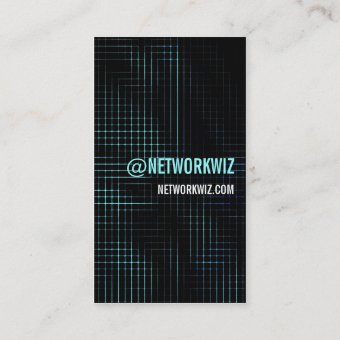 The Grid Business Card | Zazzle