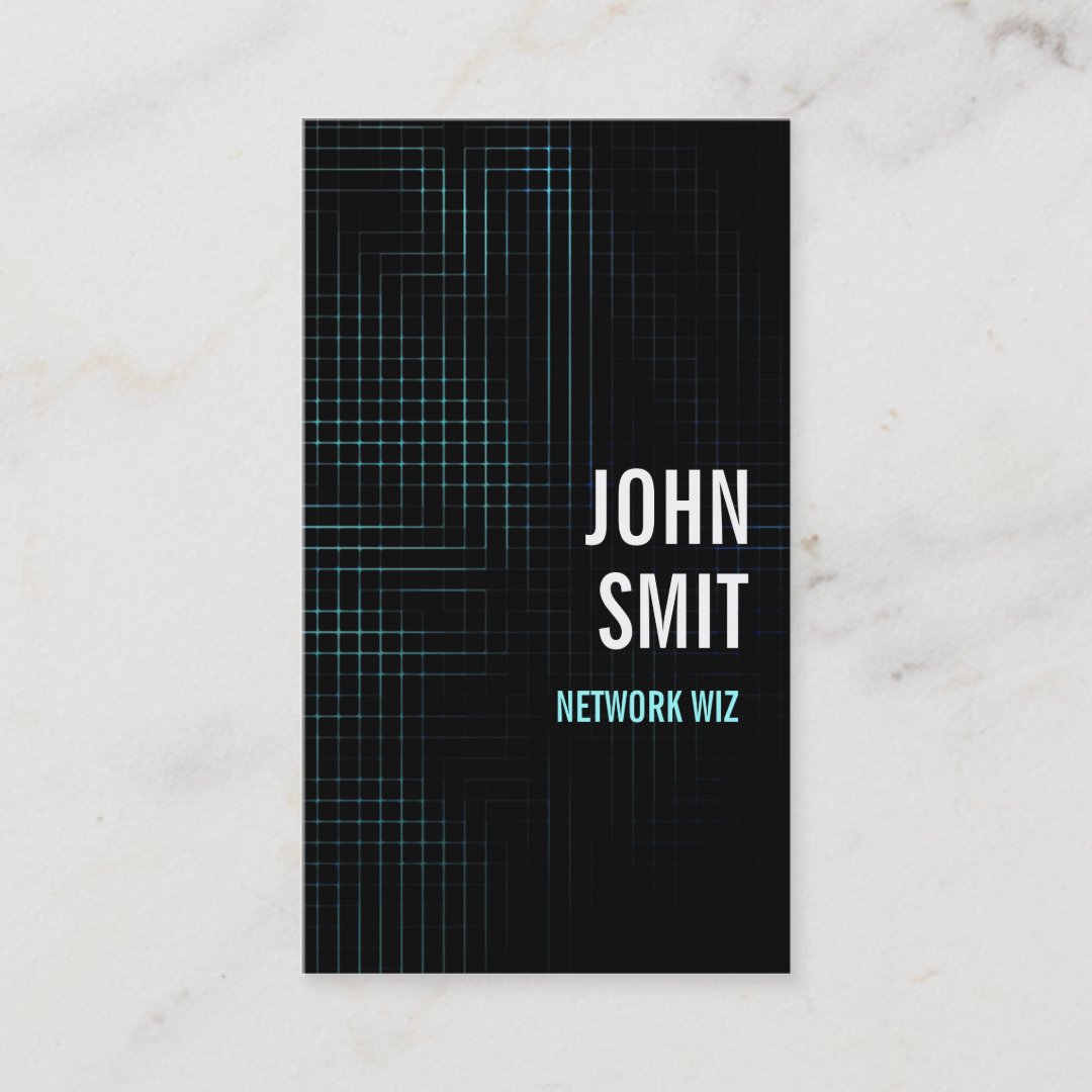 The Grid Business Card | Zazzle