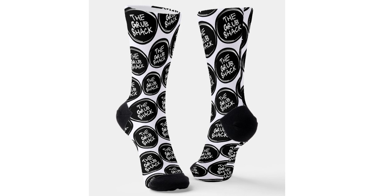 The Grub Shack Socks | Zazzle