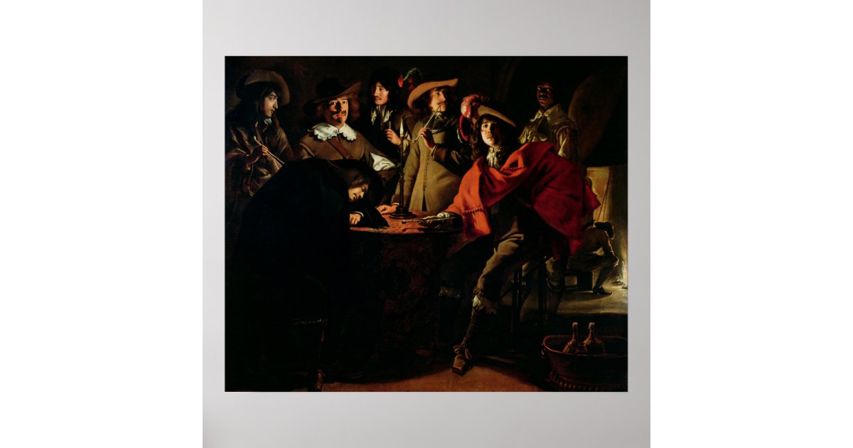 The Guards Smoking, 1643 Poster | Zazzle