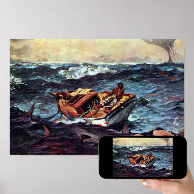 The Gulf Stream Gulf Stream By Homer Winslow Poster | Zazzle