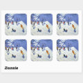 The Gully Belle Plagne 2004 Square Sticker | Zazzle