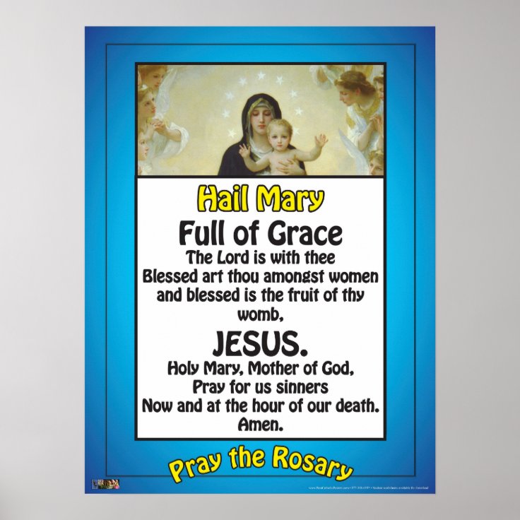 The Hail Mary Poster | Zazzle