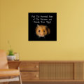The Hamster Poster | Zazzle