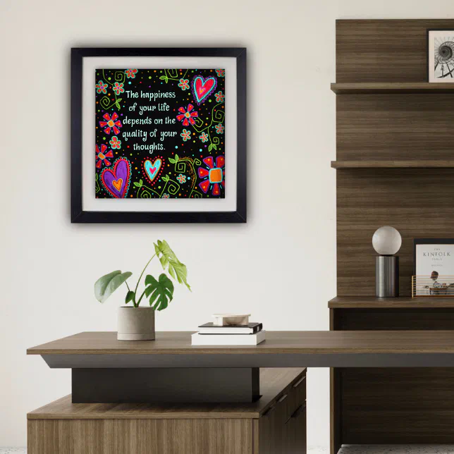 The Happiness of Your Life Quote Inspirivity Photo Print | Zazzle
