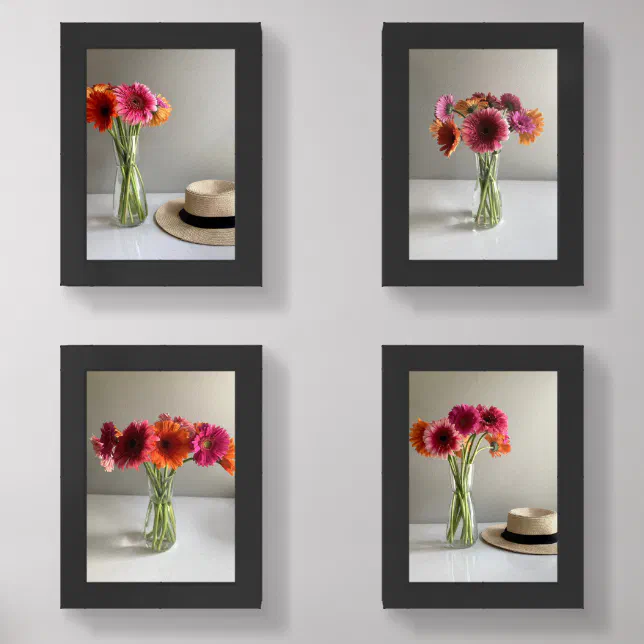 gerbera wall art