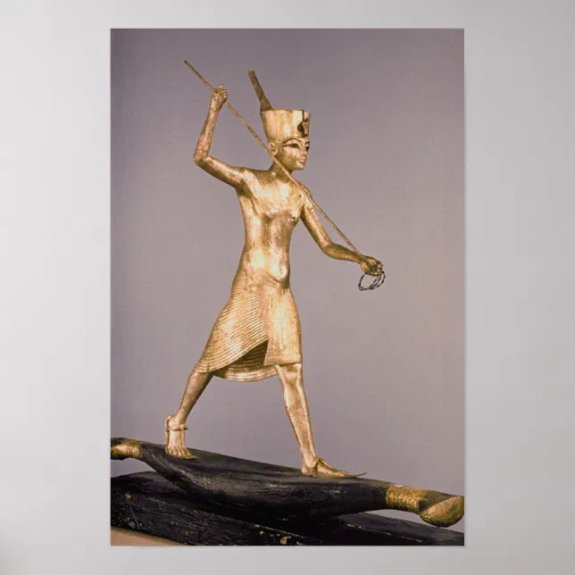 The Harpooner, from the Tomb of Tutankhamun Poster | Zazzle