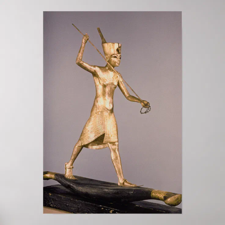 The Harpooner, from the Tomb of Tutankhamun Poster | Zazzle