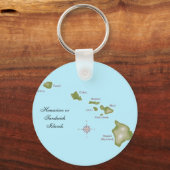 The Hawaiian Islands Keychain | Zazzle