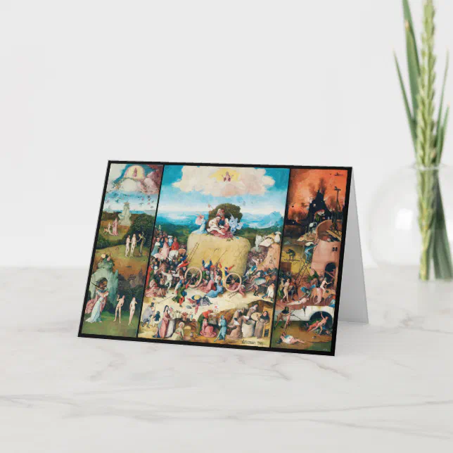 The Hay Wagon, Bosch Card | Zazzle
