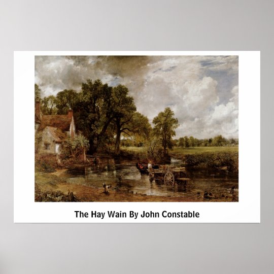 The Hay Wain By John Constable Poster | Zazzle.com