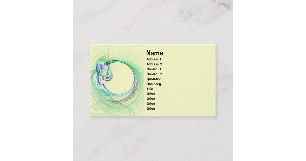 The Healer Business Card | Zazzle