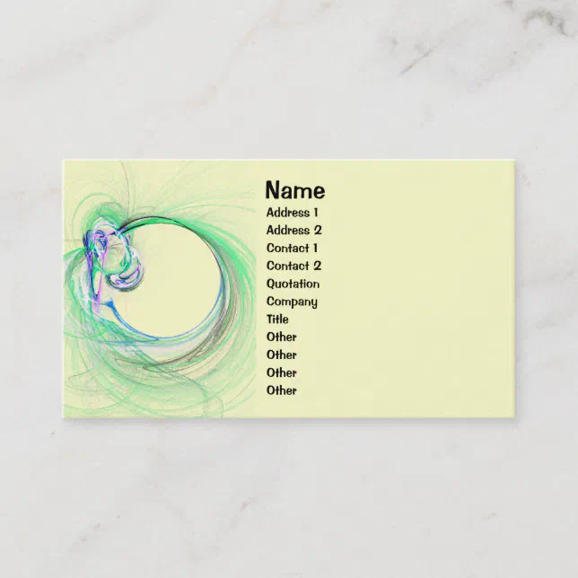 The Healer Business Card | Zazzle