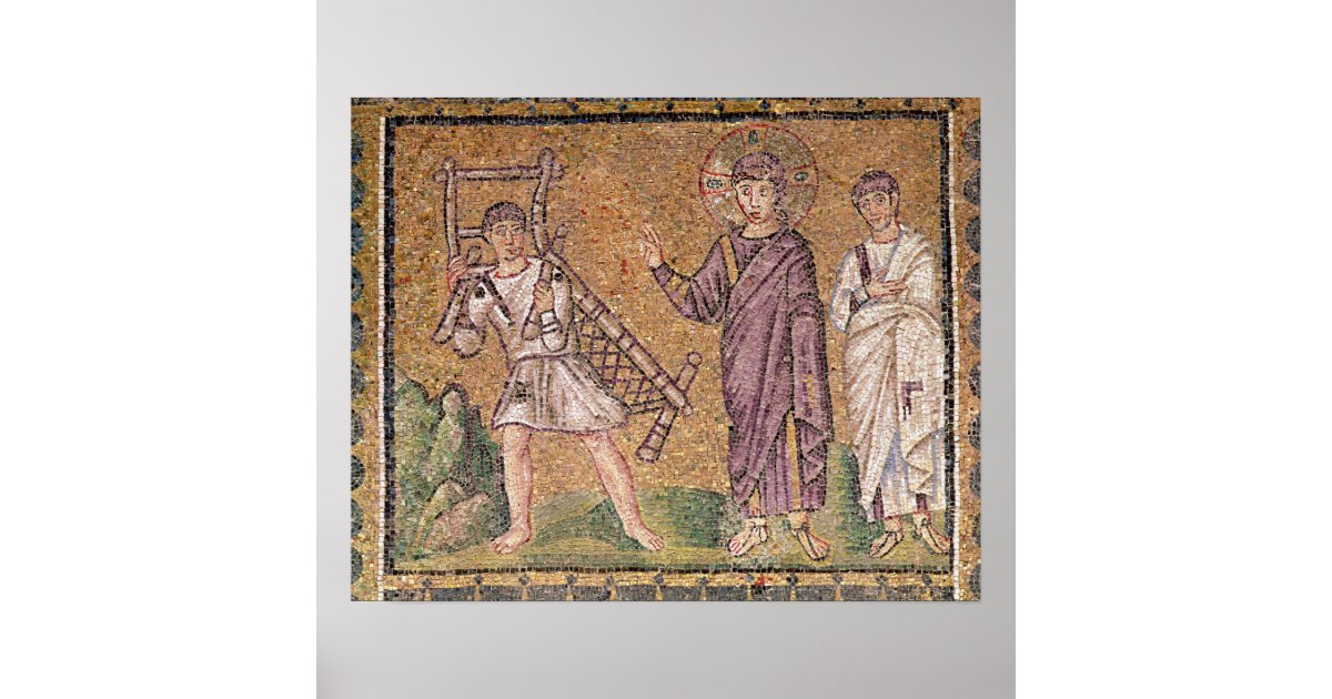The Healing of the Paralytic of Capernaumx Poster | Zazzle