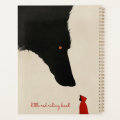 the Heartless Wolf and the Little Red Riding Hood Planner | Zazzle