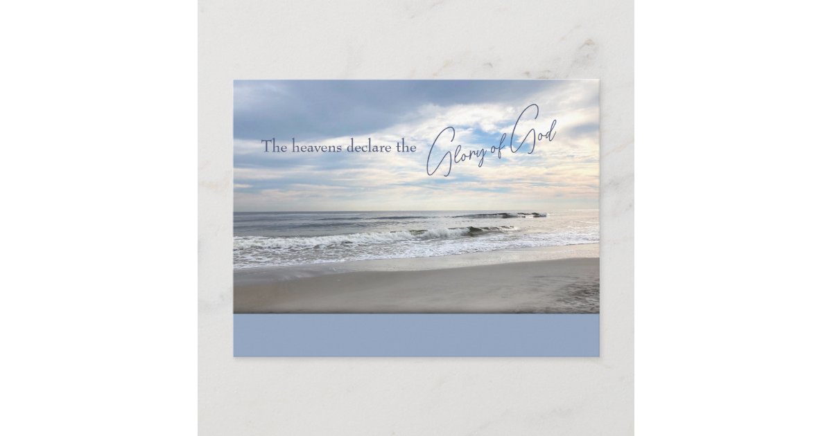 The Heavens Declare the Glory of God Postcard | Zazzle