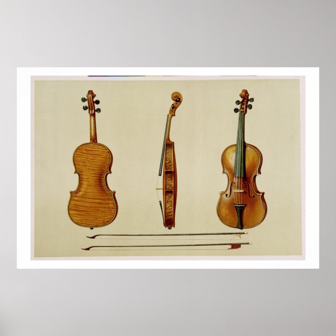 The Hellier violin made by Antonio Stradivarius (c Poster | Zazzle